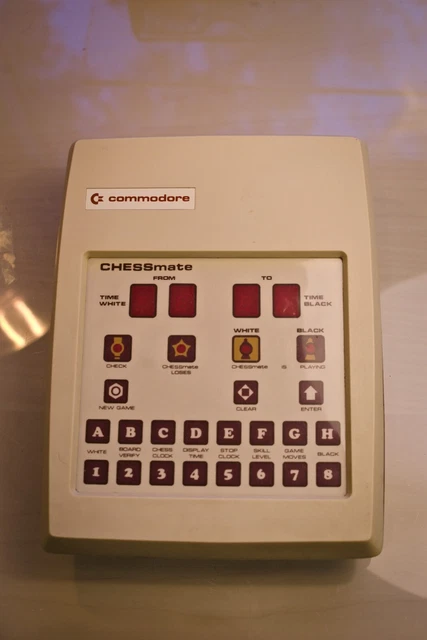 EXTREMELY RARE VINTAGE COMMODORE CHESSMATE CHESS GAME CONSOLE £175.00 ...