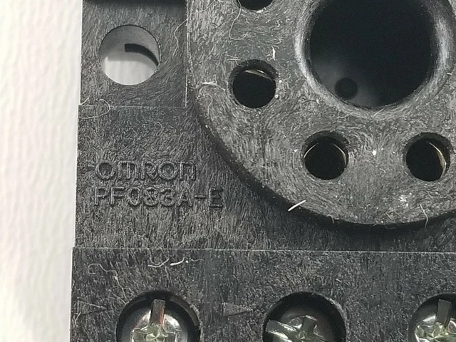 LOT OF 3 OMRON PF083A-E relay base socket. Fast shipping!!! $11.95 ...