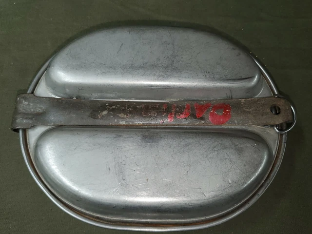 WWII US ARMY Mess Kit with Worn Markings EUR 10,74 - PicClick FR