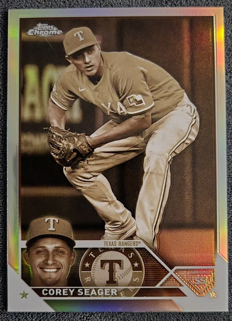 COREY SEAGER 2023 Topps chrome #45 réfracteur sépia Texas Rangers EUR 0,93 - PicClick FR