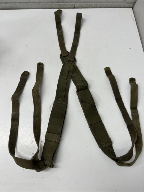 VINTAGE WW2 WAR Aif Australian Army Webbing Belt Pack Buckle Uniform ...