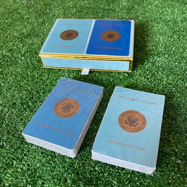 WELCOME ABOARD AIR Force One 1980s Vintage Playing Sealed Cards Two ...