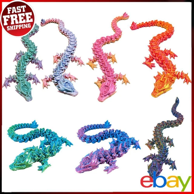 EXECUTIVE DESK TOYS Articulated Dragon Fidget Toy for Home and Office ...