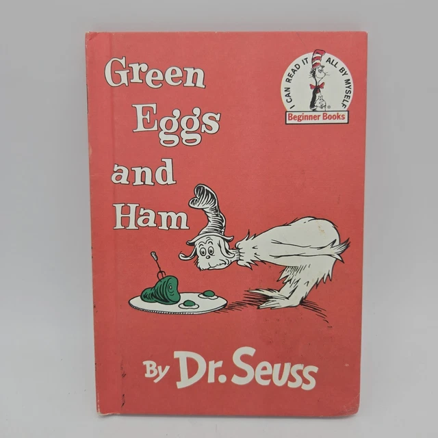 VINTAGE DR. SEUSS Green Eggs and Ham Beginner Books Random House Book ...