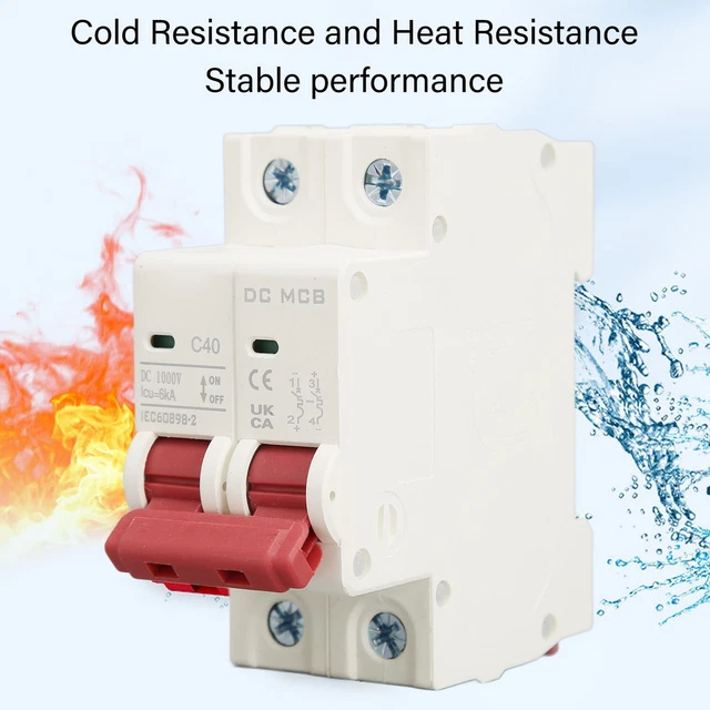 2P DC ATURE Circuit Breaker DZ47s 63Z 40A 6000A Breaking Capacity Circuit Br HH0 $29.75 ...