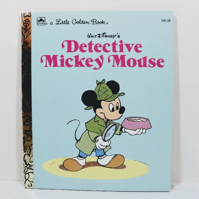 1985 BOOK WALT Disneys Detective Mickey Mouse £5.49 - PicClick UK