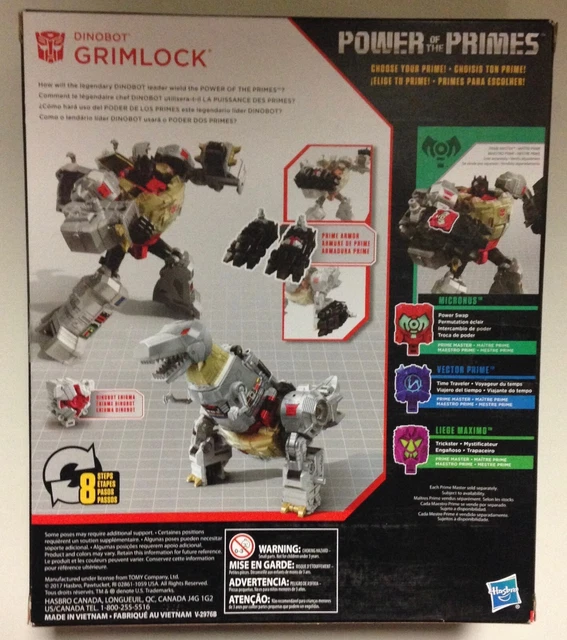 TRANSFORMERS, POWER OF The Primes, GRIMLOCK, Dinobot Combiner Torso NEW ...