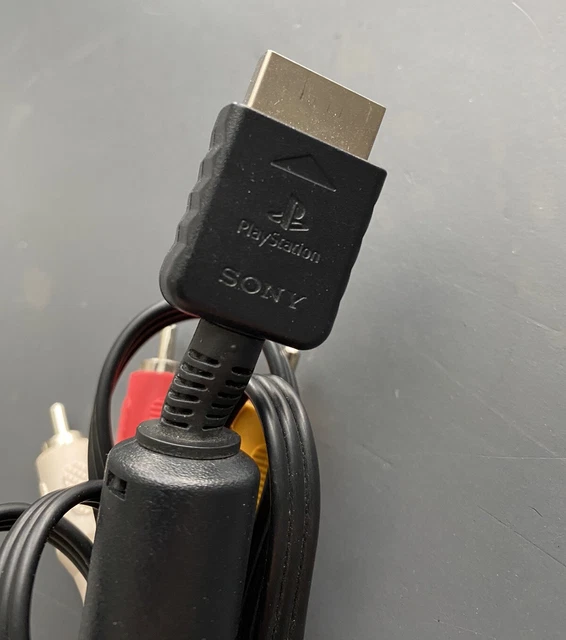 SONY PLAYSTATION PS1 PS2 PS3 AV Cable Original OEM RCA Video Composite ...