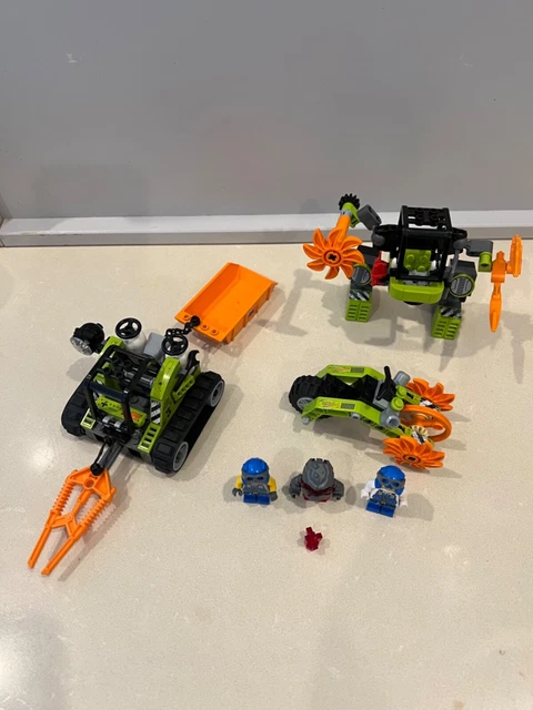 LEGO POWER MINERS sets 8956 Stone Chopper, 8957 Mine Mech & 8958 ...