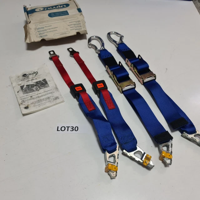 KOLLER/UNWIN WHEELCHAIR STRAPS/CLAMPS restraint set £132.30 - PicClick UK