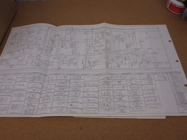 1972 FORD PINTO wiring diagram SHEET schematics service manual ORIGINAL ...