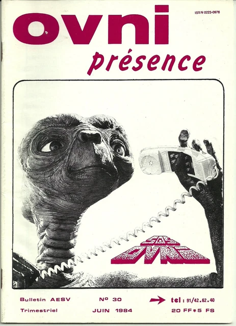 OVNI PRÉSENCE N°30 revue fanzine UFO ufologie lumières dans la nuit ...