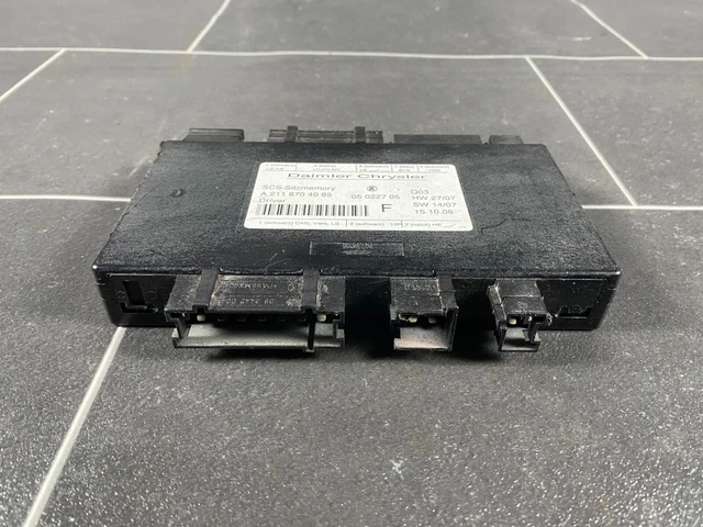 MERCEDES W211 CLASSE E Centralina Sedile Unità Comando Frontale SX ...