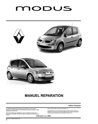 MANUAL WORKSHOP MAINTENANCE technical repair Renault Modus and Grand ...