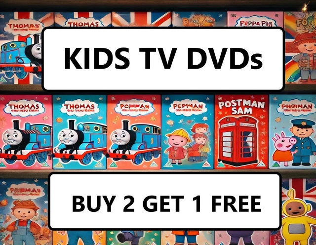 KIDS TV SHOWS on DVD - CBBC / CBeebies / CITV / Channel 5 - Buy 2 Get 1 ...