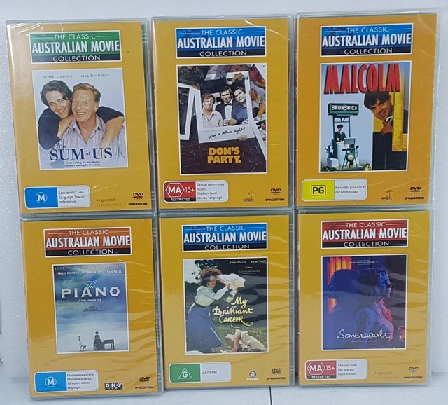 THE CLASSIC AUSTRALIAN Movie Collection. Bundle (6) DVD's. New Sealed ...