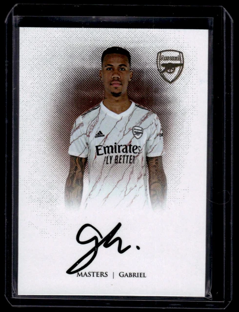 2021 FUTERA MASTERS Auto Gabriel Magalhaes Arsenal/17 su carta ...