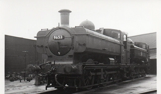 GWR 57XX CLASS 0-6-0T No 9653 @ SWINDON YARD £1.50 - PicClick UK
