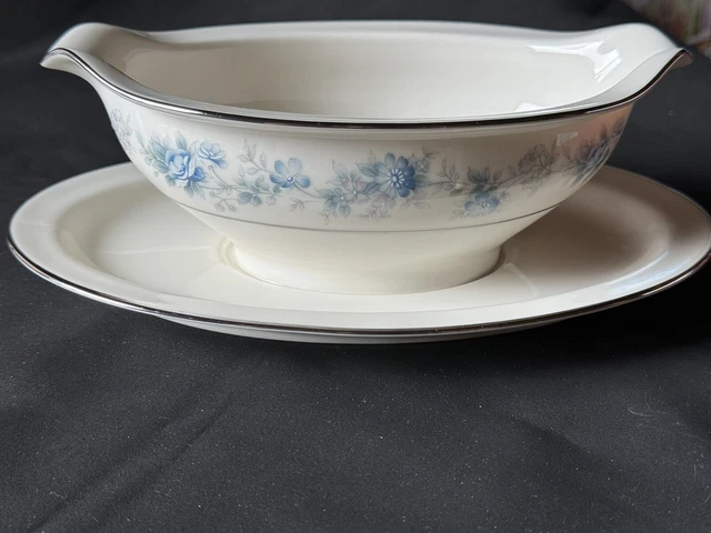 VINTAGE *RARE* NORITAKE “Splendor” Gravy Boat & Attached Underplate ...