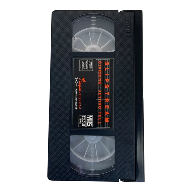 JETHRO TULL SLIPSTREAM VHS Video 1981 Chrysalis Videogram Vintage Rock ...