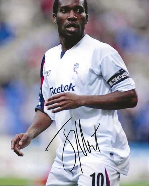 JAY JAY OKOCHA Hand Signed 10x8 Photo - Bolton & Nigeria Icon - PROOF ...