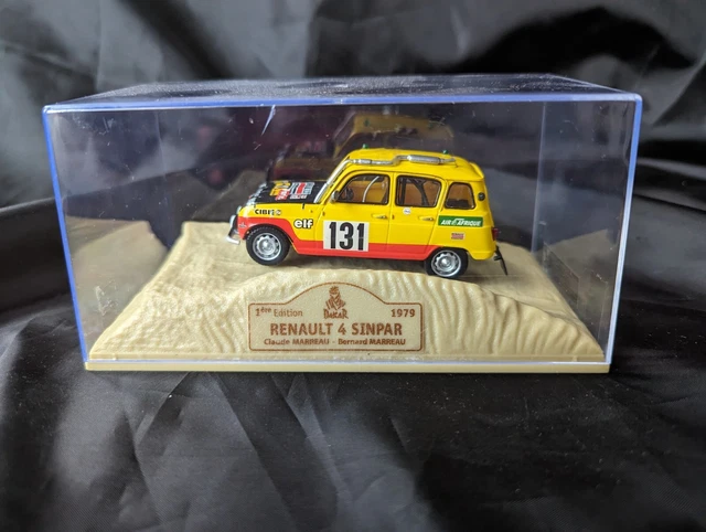 NOREV ALTAYA PARIS Dakar 1979 Renault 4 Sinpar Brothers Marreau New £20.45 - PicClick UK