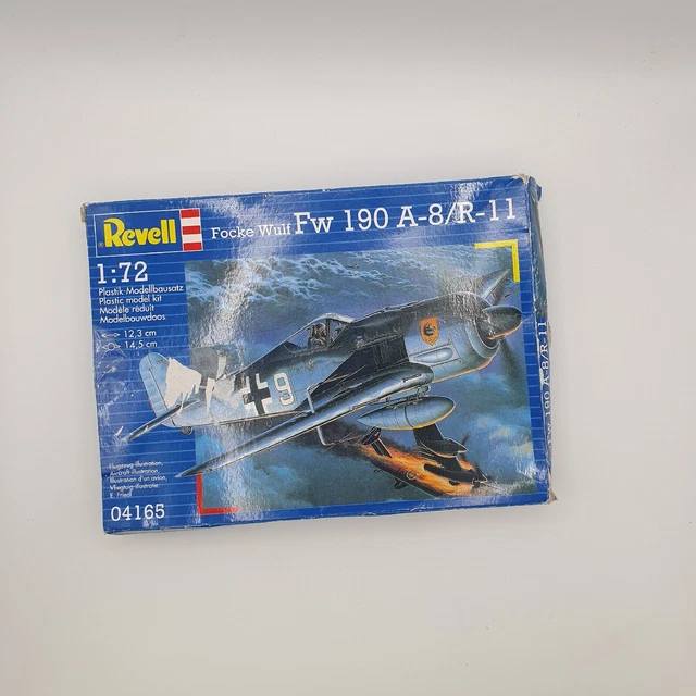 REVELL 1:72 &&FOCKE Wolf FW190 A8/R11"" Kit modello combattente tedesco ...