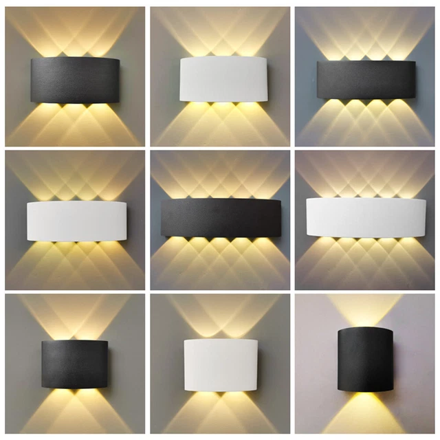 MODERN LED UP Down Wall Lights Lighting Fixture Lighting Lamp Indoor ...