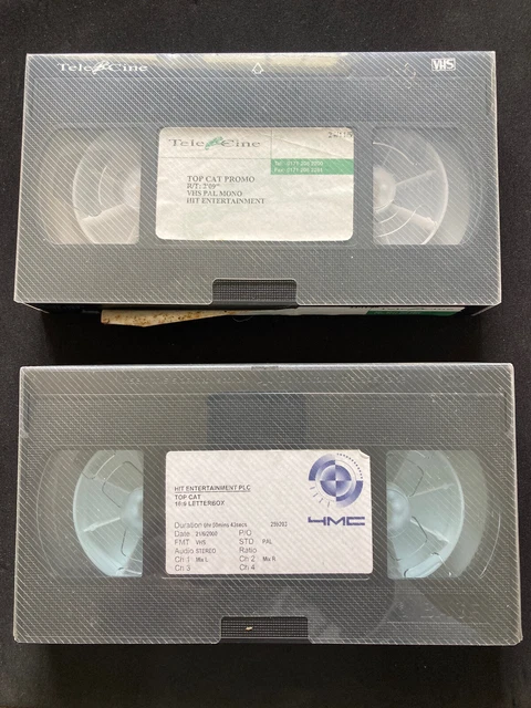 TOP CAT PROMO VHS tapes x2 (Rare) HIT entertainment - Wildlife content ...