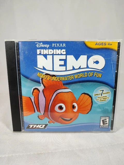 DISNEY PIXAR FINDING Nemo Underwater World Of Fun PC Mac CD-ROM 2003 ...