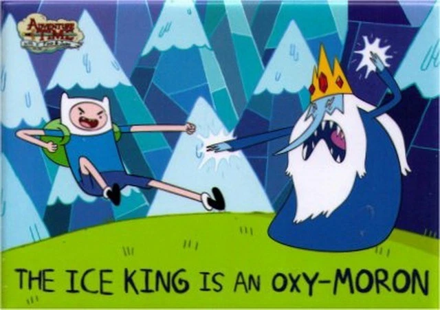 ADVENTURE TIME FINN E Ice King OXY-MORON Magnet Hot Properties AM4404 ...