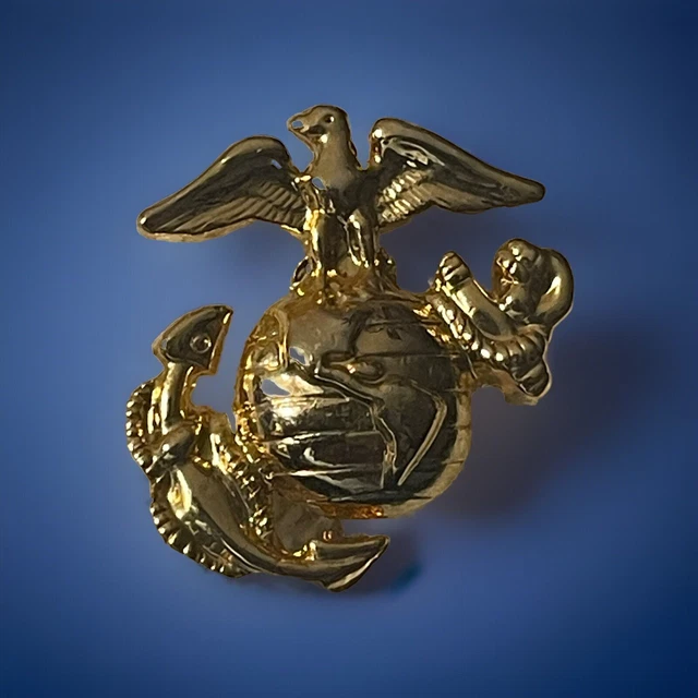 US MARINE CORPS Usmc Insignia Cap Eagle Badge Officer Dress Hat/ Lapel ...