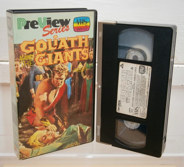 RARE PEPLUM - GOLIATH AGAINST THE GIANTS [ Precision ] PRE CERT VHS ...