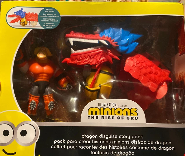 MATTEL MINIONS THE Rise Of Gru Dragon Disguise Story Pack Brand New And ...