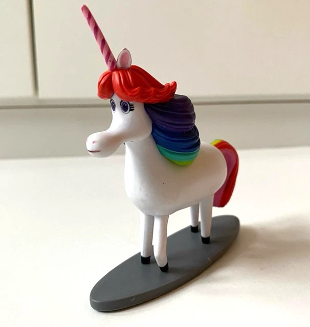 CAKE TOPPER - Disney Inside Out Rainbow Unicorn 4" Toy Figure Figurine ...