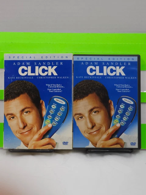 CLICK SPECIAL EDITION Adam Sandler Kate Beckinsale Christopher Walken ...