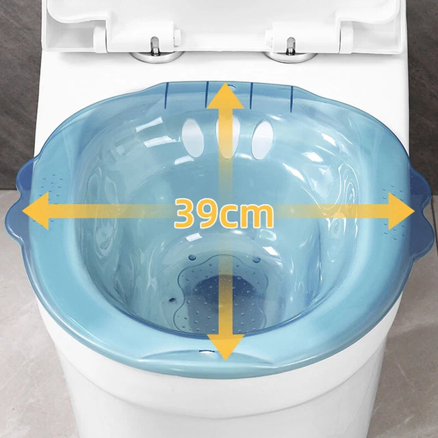 PLASTIC TOILET SITZ Bath Tub Hip Basin Bidet For Pregnant Women ...