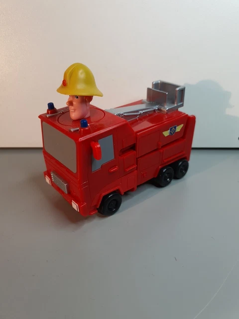 FIREMAN SAM CONVERTIBLE Jupiter Engine Transformer Action Figure Toy ...