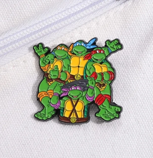 TMNT- TEENAGE MUTANT Ninja Turtles Gang enamel pin - Australian Stock ...