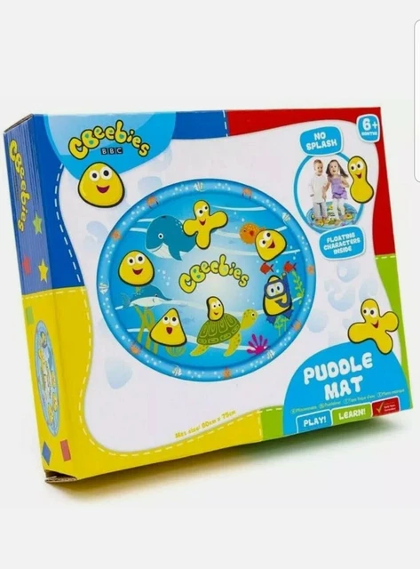 CBEEBIES WATER PUDDLE Play Squidgy Mat Splash Free 6 Months Baby