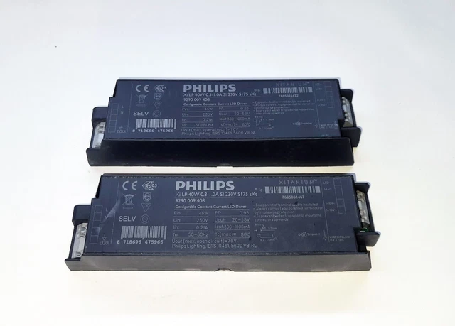 PHILIPS 9290009408 XITANIUM LED Driver Xi LP 40W 0.3-1.0A S1 230V S175 ...