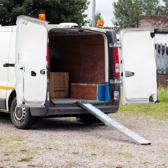 FOLDING RAMP BIKE 1.8M loading ramp Trailer Van Motorbike Motocross £29 ...