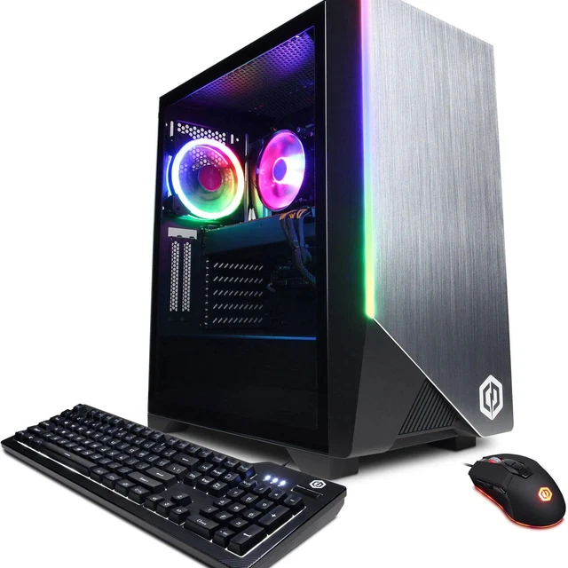 CYBERPOWERPC GAMER MASTER Ryzen 7 5700G RTX 3060 12 Go Win10 GMA3300SAM ...