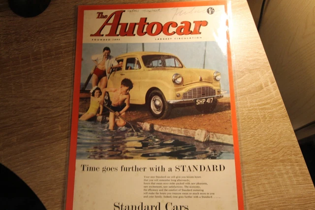 ORIGINAL MAGAZINE ADVERT: STANDARD TEN 10 laminated wall-art £5.00 ...