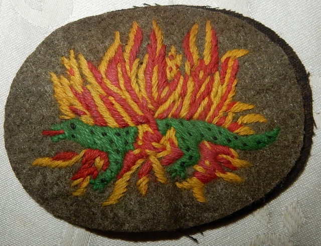 RARE WW2 NO 1 COMMANDO SPECIAL FORCES PATCH SALAMANDER WORLD WAR II ARM ...