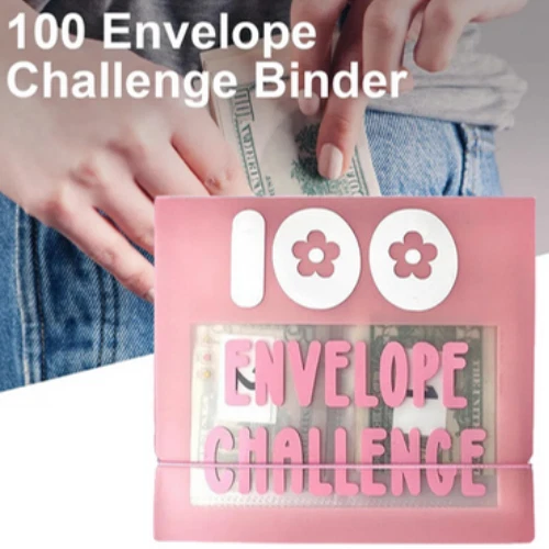 100 ENVELOPES MONEY Saving Challenge Binder, Budget Planner & Saving ...