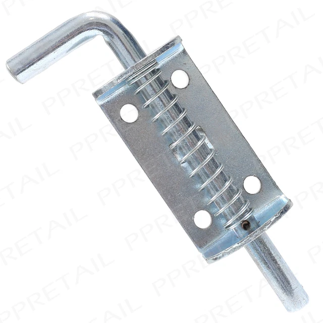HEAVY DUTY 150MM SPRING LOADED BOLT Outdoor Gate Shed Door Barn ...