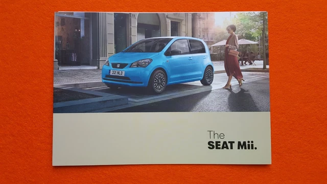 SEAT MII DESIGN FR-Line FR car sales brochure catalogue July 2018 MINT ...