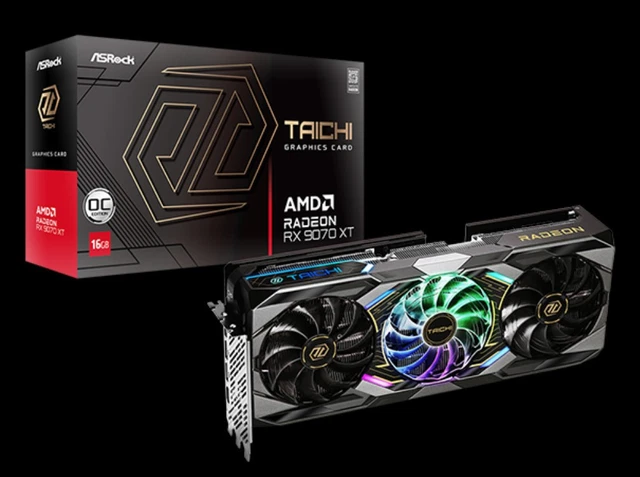 RX 9070 XT Taichi OC 16GB GDDR6 PCI-Express Graphics Card £727.86 ...