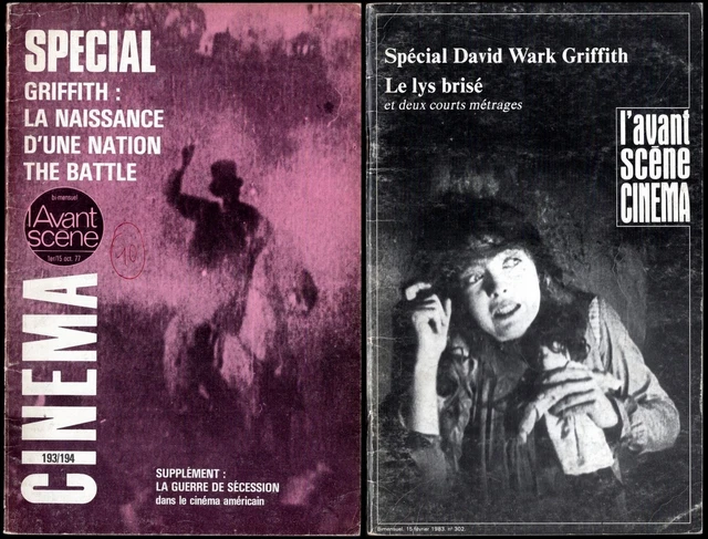 AVANT-SCÈNE CINÉMA - LOT 2 n° - 193/194 - 302 - David W. GRIFFITH - EUR ...